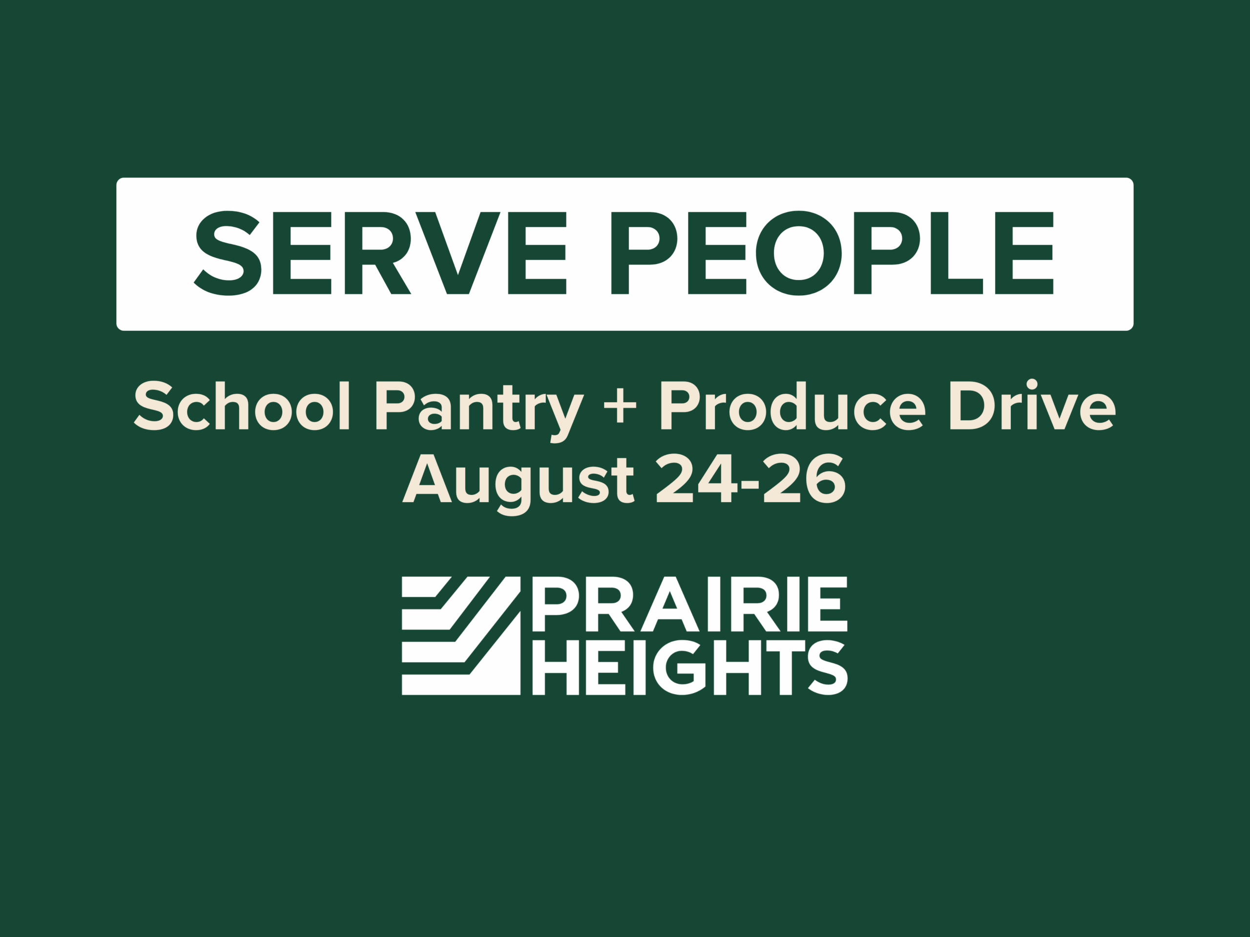 School Pantry + Produce Drive » Prairie Heights Church
